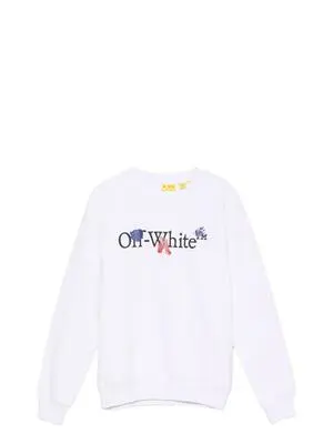 Off-White Crew Neck Long Sleeve T-shirt - No