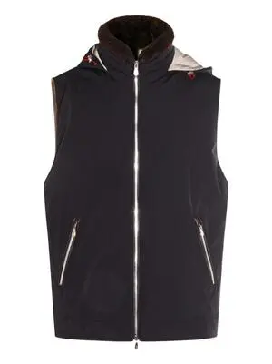 BRUNELLO CUCINELLI Brunello Cucinelli Hooded Zip-Up Vest