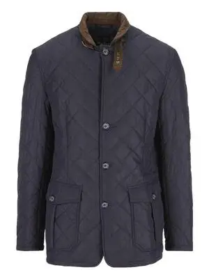 Barbour Barbour Quilted High Collar Jacket Black
