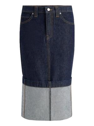 Khaite Khaite Kilian Denim Skirt Black