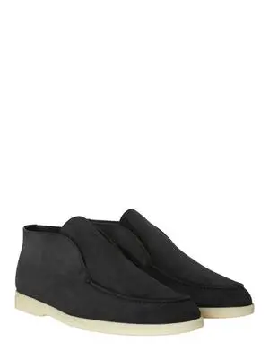 Loro Piana Open Walk Ankle Boots - Black
