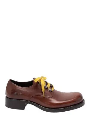 Prada Calf Leather Lace-up Shoes - Multicolor
