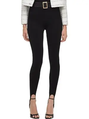 SELF-PORTRAIT Knit Stirrup Leggings - Multicolor