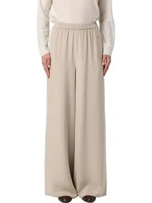 Max Mara Wide Leg Trousers - Gray