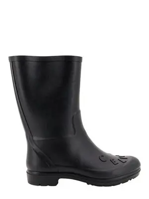 Celine CELINE Rubber Garden Boots Black