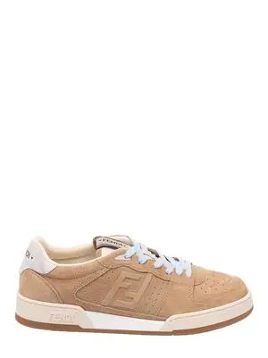 Fendi Match" Calf Leather Sneakers - Multicolor