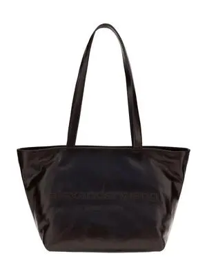 Alexander Wang Medium Punch Leather Tote Bag - Brown