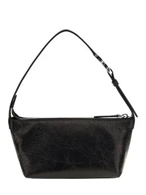 Fendi Small Vanity Leather Pouch - Black