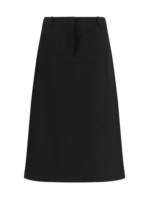 Fendi Grain De Poudre Skirt - Black