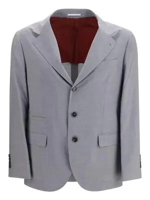 Brunello Cucinelli Three-button Blazer - Gray