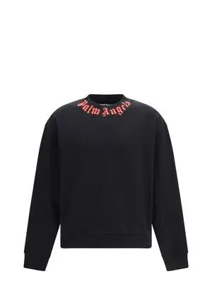 PALM ANGELS Palm Angels Men Neck Logo Sweatshirt
