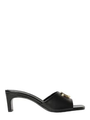 GUCCI GUCCI Heeled Sandals With Gold Tone Detail
