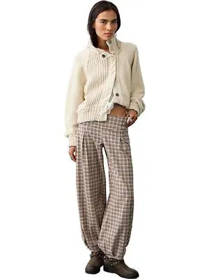 Free People Lizzy Low-rise Balloon Pants - Tea Combo