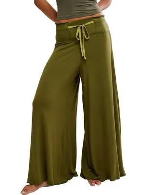 Free People Free People Dream State Wide Leg Lounge Pants Ferngully