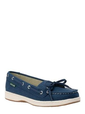 Eastland Sunset Boat Shoe With Lace-up Detail - Navy