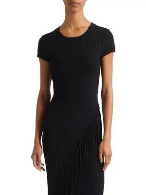 TOCCIN Matilda Shrunken Rib Sweater - Jet