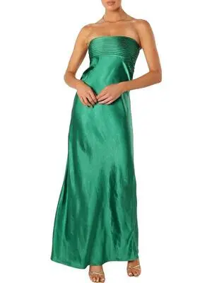 PETAL & PUP Adina Maxi Dress - Emerald