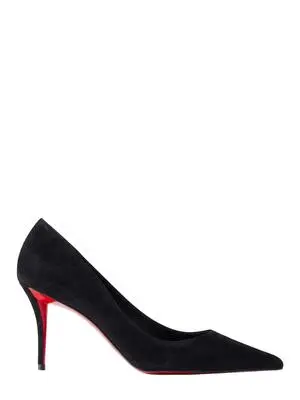 CHRISTIAN LOUBOUTIN Miss Z 80 Suede Pumps - Black