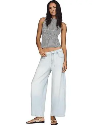 DL1961 Taylor Petite Barrel Jeans - Poolside Aura