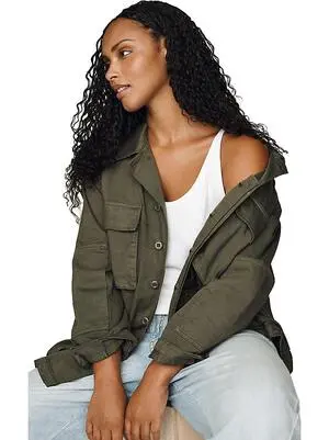 Sanctuary Cotton Utility Jacket - Green