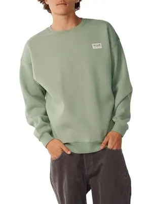 Rip Curl Pacific Rinse Graphic Cotton Blend Sweatshirt - Sage