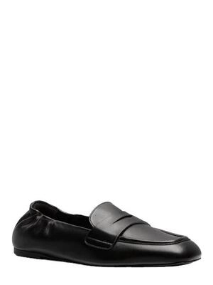 STUART WEITZMAN Bryant Leather Loafer - Black
