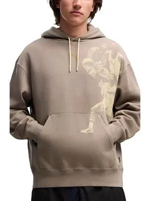 PUMA Memory Lane Cotton Fleece Hoodie - Mouse Gray