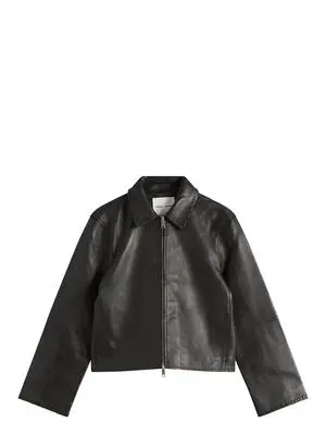 SAMSØE SAMSØE Salylo Leather Jacket - Black
