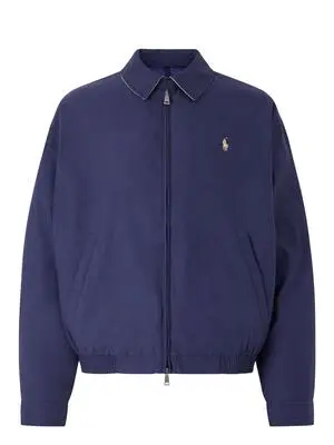 Polo Ralph Lauren Logo-embroidered Recycled Shell Down Jacket - Navy