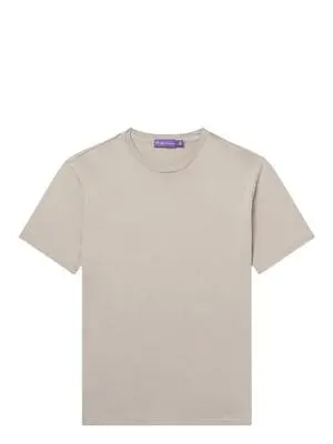 Ralph Lauren Purple Label Cotton-jersey T-shirt - Gray