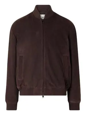 ALTEA Altea Suede Zip-Up Blouson Jacket