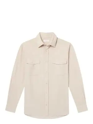 Boglioli Cotton-corduroy Shirt - Neutrals