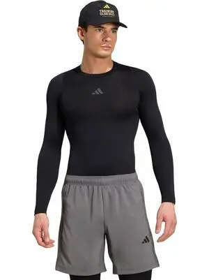 ADIDAS Adidas Techfit Climawarm Long Sleeve Performance T-Shirt