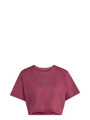 Adidas Climacool Lace Crop T-shirt Pro - Maroon