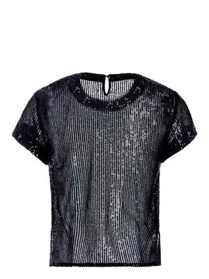 N'ONAT Sheer Sequin Top