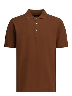 BEAMS Cotton Buttondown Polo Shirt