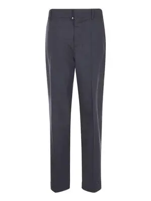 Dsquared2 Dsquared2 Tailored Trousers With Pressed Crease And Logo Plaque Black