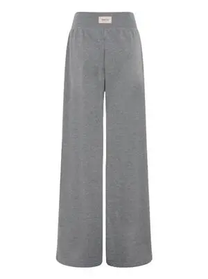 Repetto High-waist Wide-leg Track Pants - Light Gray