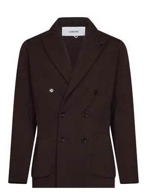 LARDINI Lardini Double Breasted Knitted Blazer