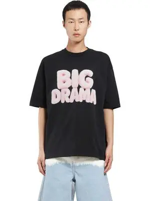 ADRIATIQUE X Big Drama Boxy Tee - Black