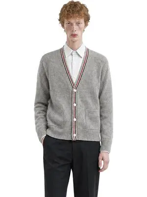 Thom Browne Donegal Hector Cardigan - Grey