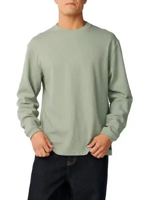 Rip Curl Premium Surf Long Sleeve Cotton Waffle T-shirt - Sage