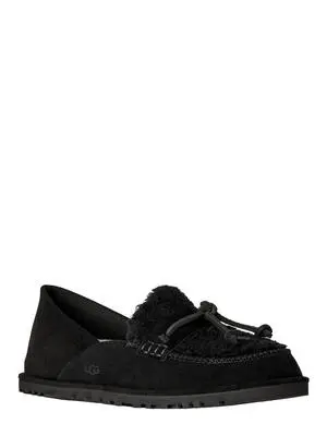UGG Zora Loafer With Shearling Lining - Black