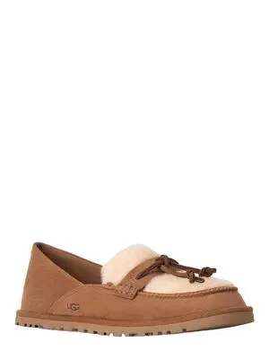 UGG Zora Loafer With Shearling Lining - Chestnut