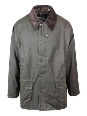 Barbour Waxed Cotton Field Jacket - Olive