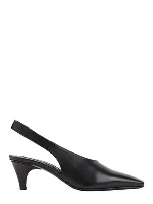 Giorgio Armani Nappa Leather Decollete Pumps - Black