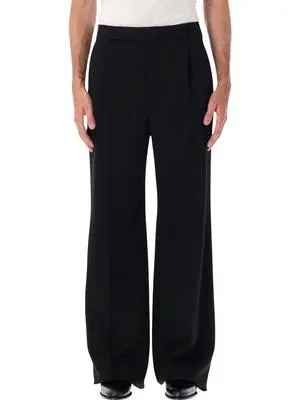 Saint Laurent Wool Trousers - Nero