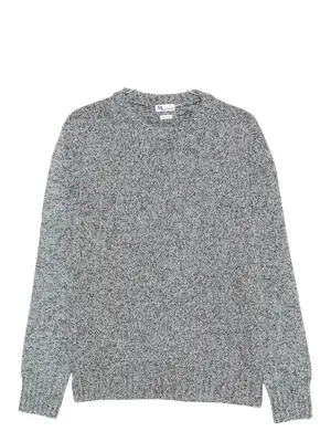 DOPPIA A Wool-blend Crew Neck Sweater - Light Blue