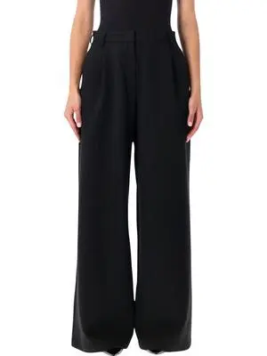SESSUN High-waist Wide-leg Tailored Trousers - Nero