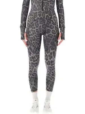 Adidas By Stella McCartney Printed High-rise Leggings - Leo/grey